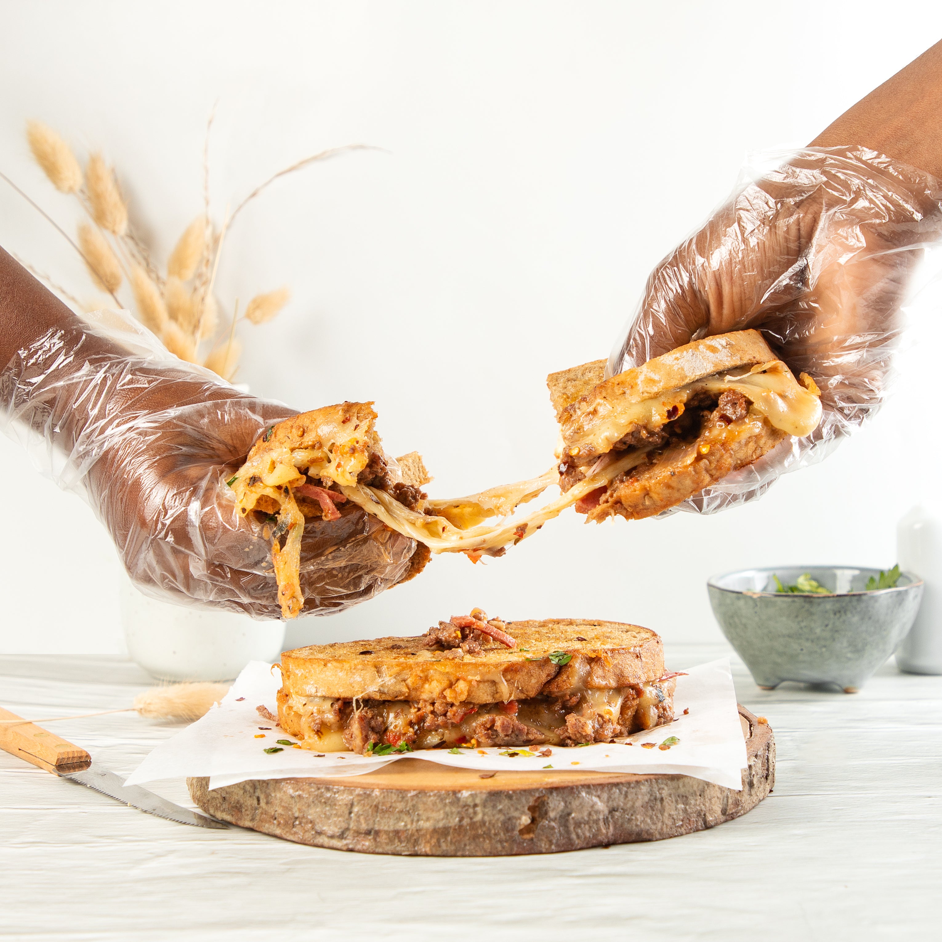 Cheese Melts – 12” Baguette